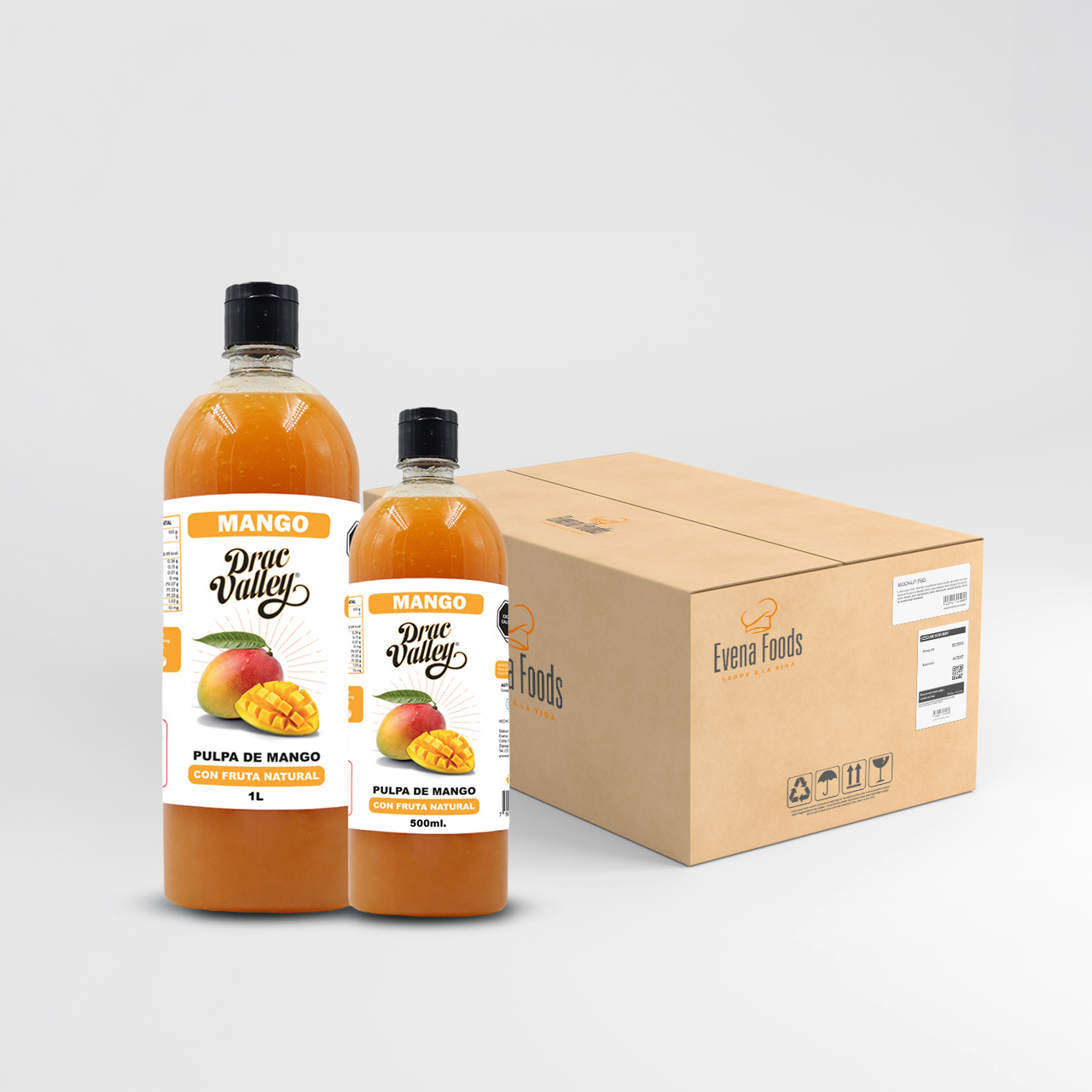 Pulpa de Mango Drac Valley - Caja - Evena